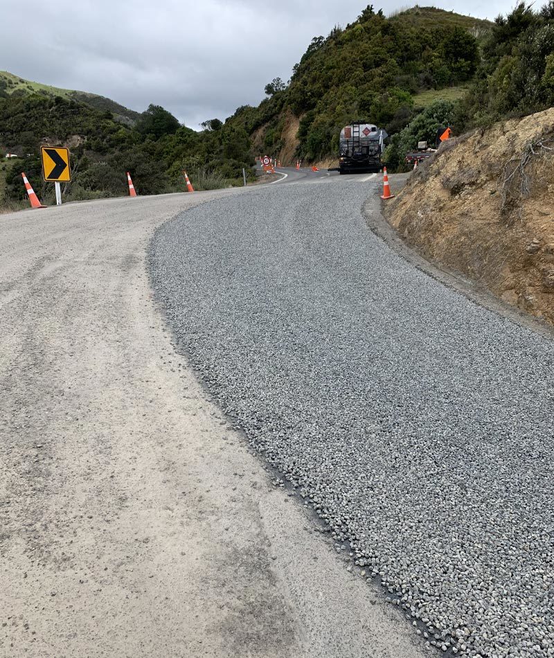 Chip sealing Waikato Bitumen Chip Seal Farm Road
